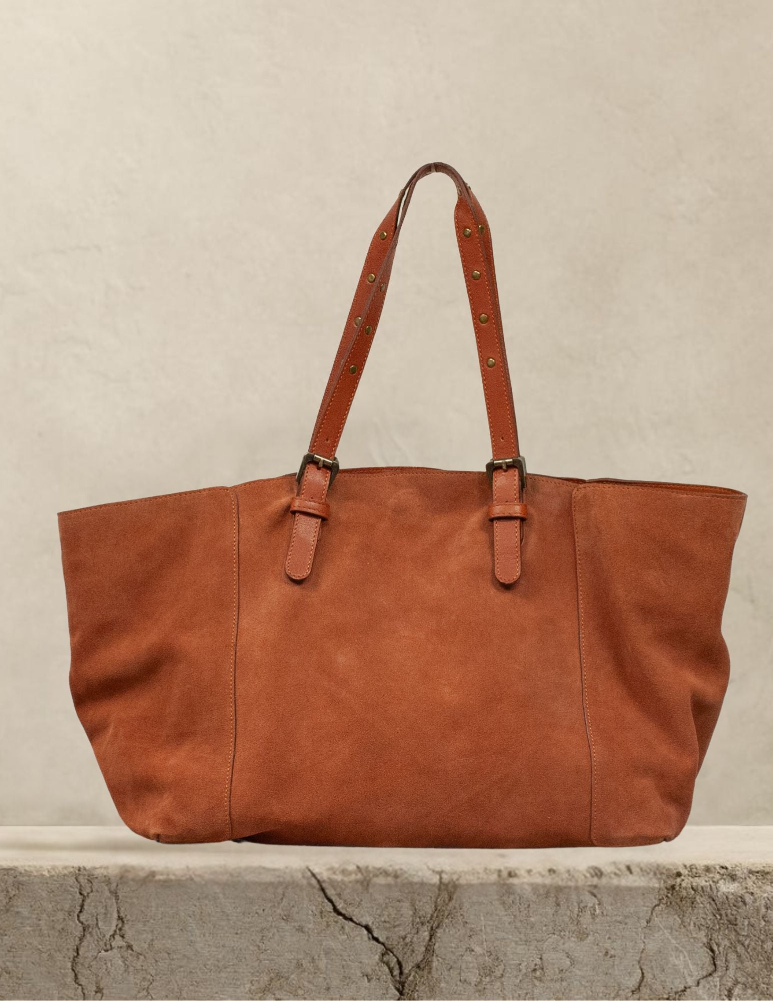 Kissa Bag Terra Cotta Suede – Caite and Kyla